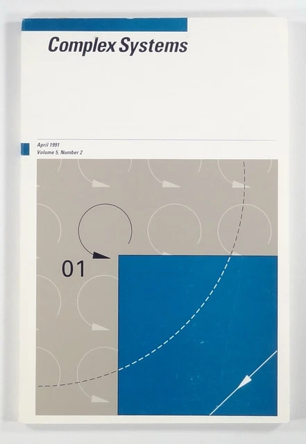 1991 APR COMPLEX SYSTEMS Stephen Wolfram CELLULAR AUTOMATA computer ...