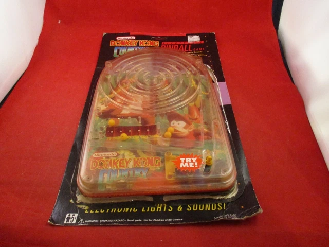 DONKEY KONG COUNTRY Nintendo SNES Era flipper elettronico 1995 EUR 146 ...