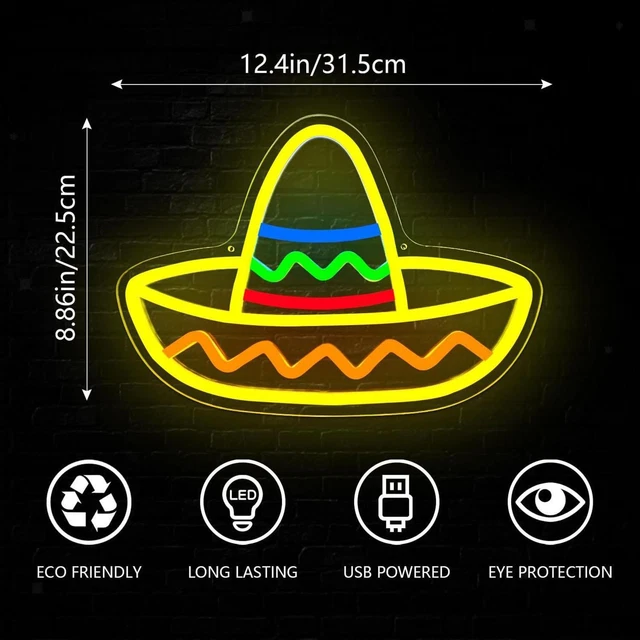 NEON SIGN USB Lighting Cartoon Wall Hanging Lamp Neon Light Sign LED ...