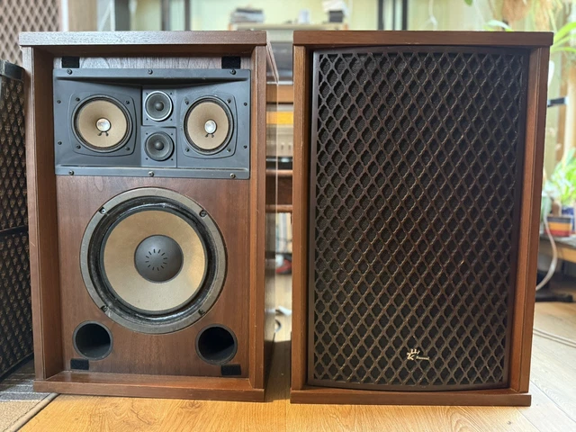 Rare Vintage Sansui Speakers Sp 1200 Original Boxes Please Read