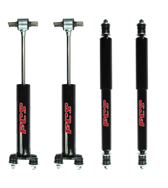 FCS FRONT & Rear Shock Absorber Kit For Bricklin Ford Mustang Mercury ...