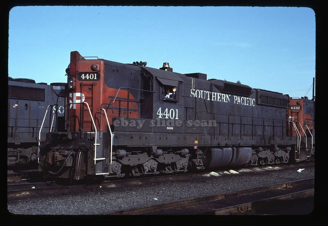 ORIGINALFOLIE - SP Southern Pacific 4401 SD9 Eugene OR 3-24-92 EUR 3,69 ...