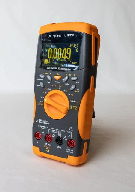 AGILENT (KEYSIGHT) U1253B 4 1/2 Digit OLED Handheld True-RMS Digital ...
