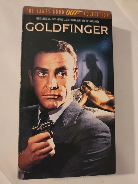 VHS GOLDFINGER JAMES Bond 007 - Sean Connery Usato EUR 4,45 - PicClick IT