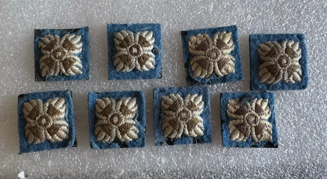 WW2 BRITISH PARACHUTE REGIMENT AIRBORNE FORCES BATTLEDRESS RANK PIPS x ...