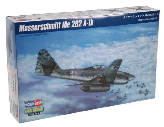 HOBBY BOSS MESSERSCHMITT Me 262A-1b Airplane Model Building Kit EUR 30 ...