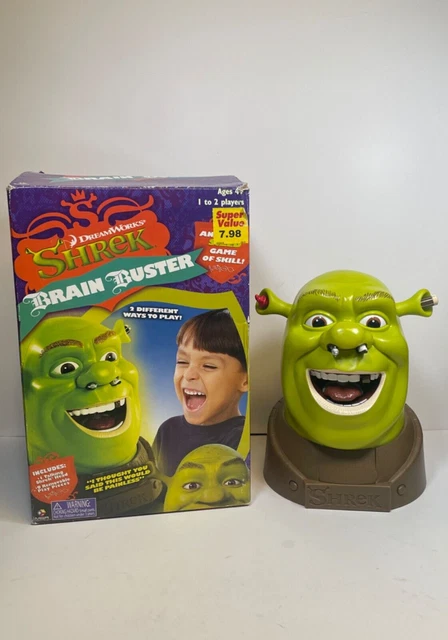 SHREK BRAIN BUSTER Game 2006 DreamWorks Talking Ogre Head, Pre-Owned ...
