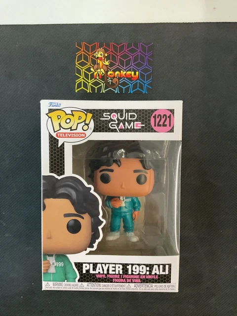 FUNKO POP VINYL Figure Netflix Squid Game Player 199: Ali #1221 Nuovo ...