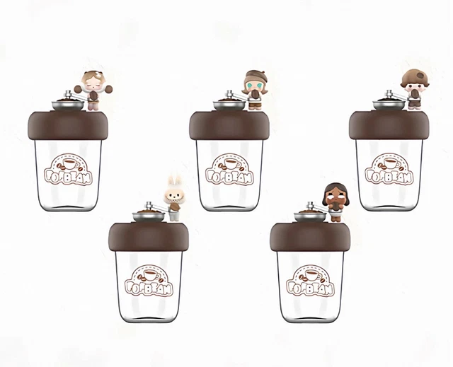 COFFEE FACTORY SERIES Pop Bean Bottle Mini Figures Bottle Authentic ...