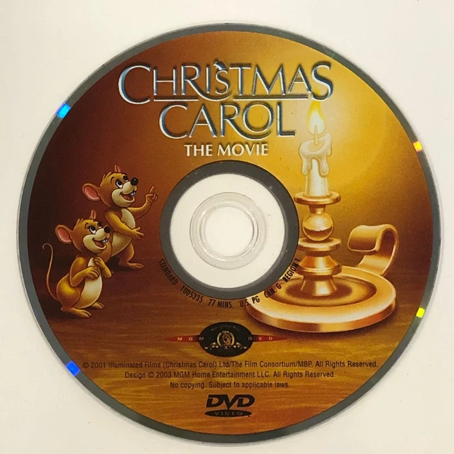 MGM CHRISTMAS CAROL The Movie DVD 2003 Animated Family Holiday 77 Min ...