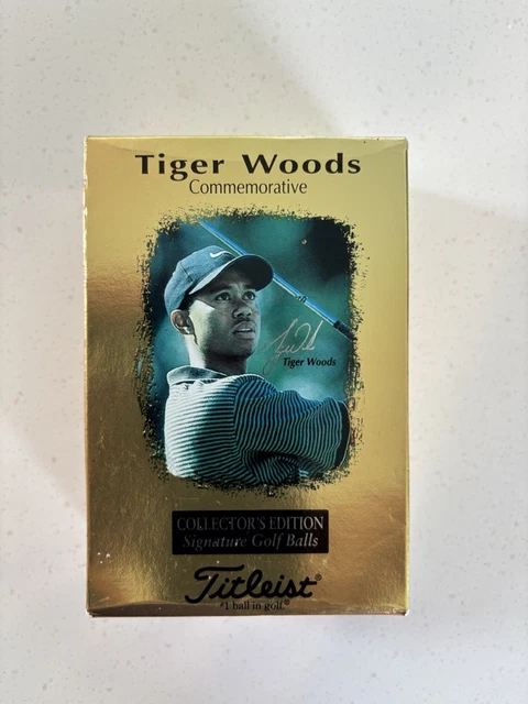 TIGER WOODS COLLECTOR'S Edition Signature Golf Balls £21.48 - PicClick UK