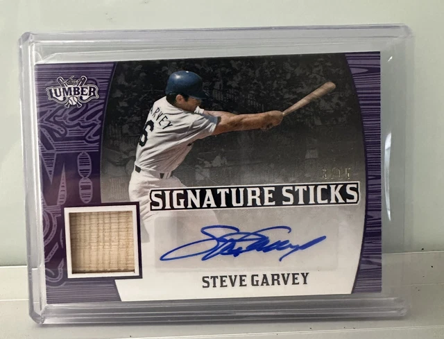 2024 BASTONI FIRMA Leaf Lember Steve Garvey Auto GIOCO USATO BAT/15 EUR ...