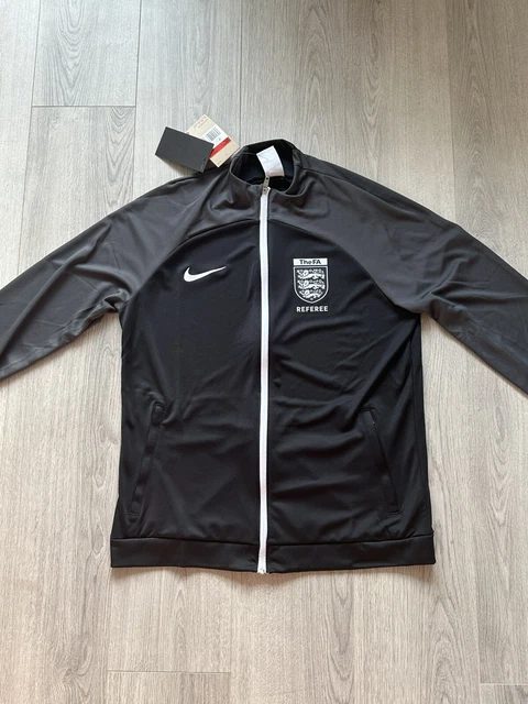 NIKE ACADEMY PRO 2023-2024 FAMOA FA Referee Warm Up Jacket FA Badge ...