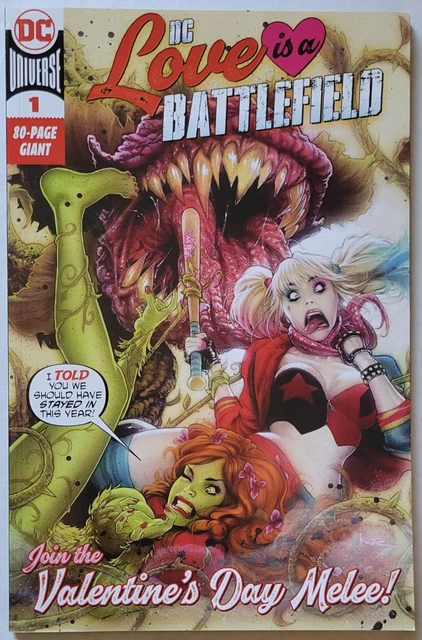 DC LOVE IS A BATTLEFIELD #1 80 PAGES GIANT HARLEY QUINN DC COMICS 2021 ...