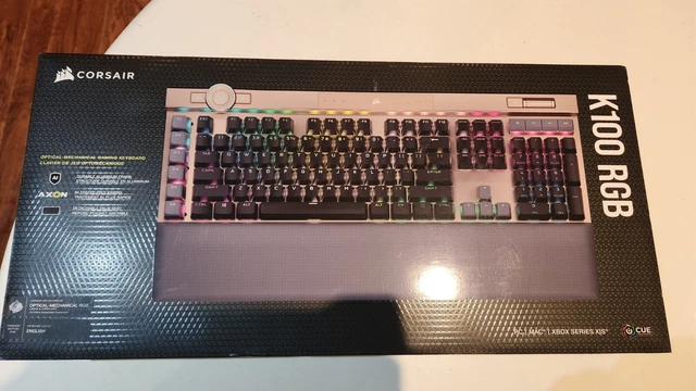 CORSAIR K100 RGB Optical Mechanical Gaming Keyboard Gold CH-912A21A NEW ...