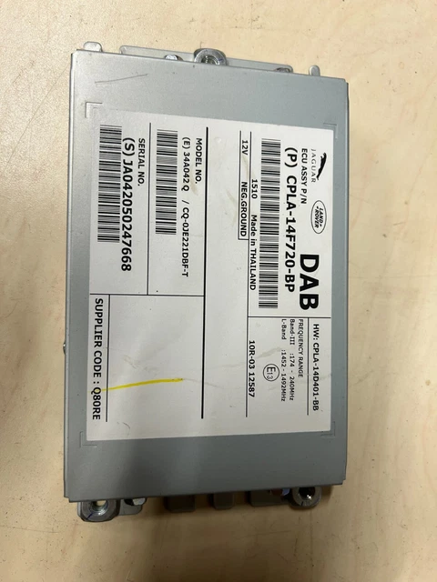 RANGE ROVER VOGUE L405 2016 Dab Control Unit Module Cpla-14F720-Bp £80. ...