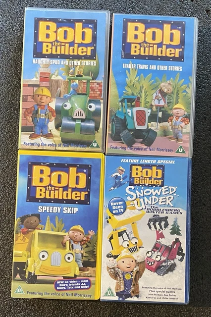 BOB THE BUILDER VHS Video Bundle X 4 Various Titles- Scoop - Dizzy ...