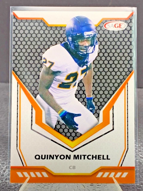 CARTE NOIRE 2024 SAGE QUINYON MITCHELL "ROOKIE" # 199 Toledo Rockets ...