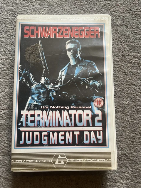 TERMINATOR 2: JUDGMENT Day Big Box VHS Video Tape Schwarzenegger 1991 ...