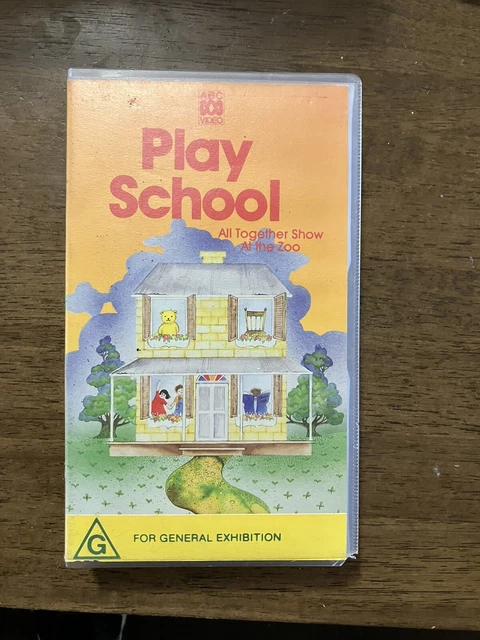 PLAY SCHOOL: ALL Together Show & At The Zoo. VHS Video Tape ABC Kids ...