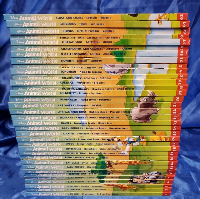 DISNEY ANIMAL WORLD Collection of 37 Books £37.08 - PicClick UK