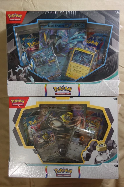 POKÉMON TCG MELMETAL ex Box & Black Kyurem ex Box Combo 10-10285-101 £ ...