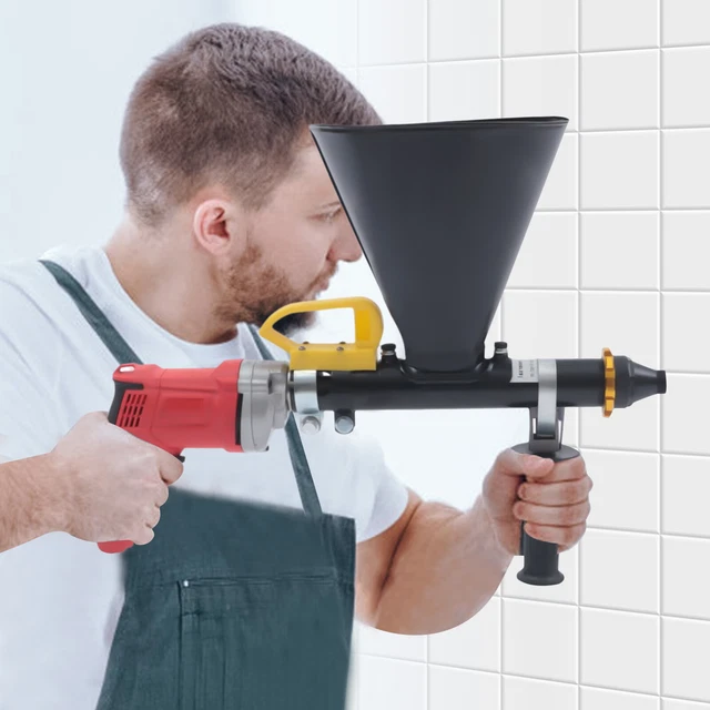 ELECTRIC CAULKING GUN Brick Pointing Tile Grouting Tool Cement Mortar ...