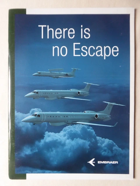 BROCHURE EMBRAER ISR Systems Erieye Aew Radar Emb 145 Aew&C Ags P-99 ...