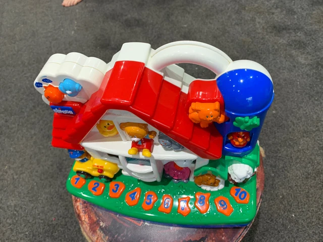 CHICCO TALKING ANIMAL Farm Educational Nursery Toy English & French £22 ...