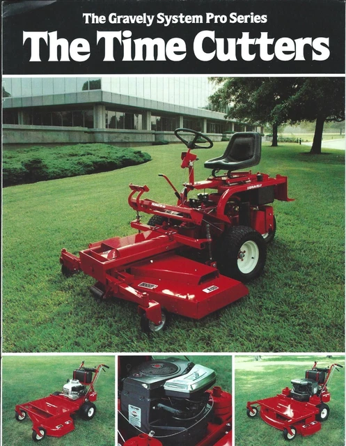 LAWN EQUIPMENT BROCHURE - Gravely - Pro series - Riding Mowers - 1983 ...