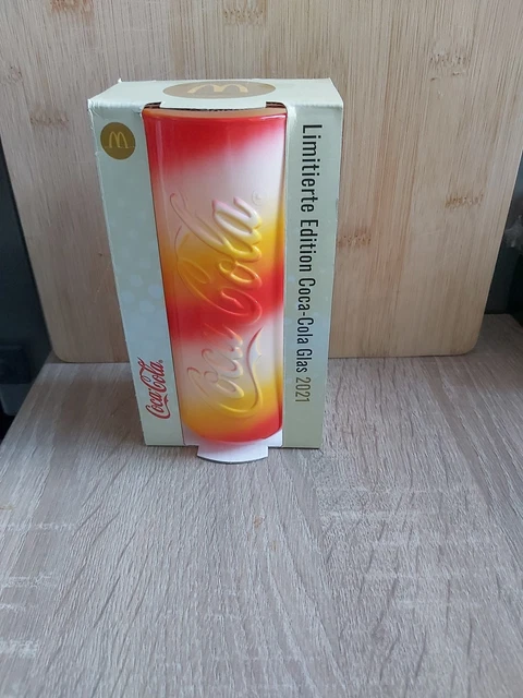 MCDONALDS COCA COLA Glas Jubiläumsglas 50 Jahre Limitierte Edition 2021 ...