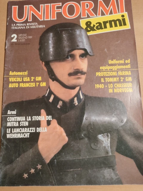 RIVISTA UNIFORMI & Armi n 2 1989 Veicoli Usa 2 Guerra Auto Francesi 1 ...
