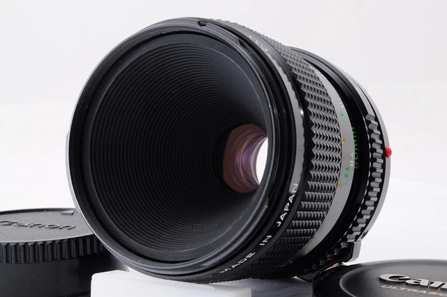 CANON NEW FD 50mm f/3.5 Macro MF focus lens FD mount 1:2 reproduction ...