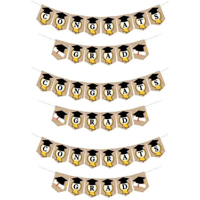 GRADUATION SEASON 3X Graduation Banner 2020 Graduation Banner Congrats ...