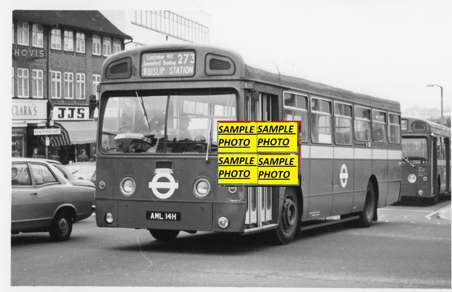 LONDON TRANSPORT B&W Bus Photograph-SM 14 Route 273 EUR 1,17 - PicClick IT