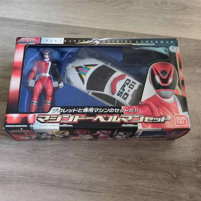 POWER RANGERS S.P.D. Dekaranger Machine Doberman Figura Roja BANDAI con ...