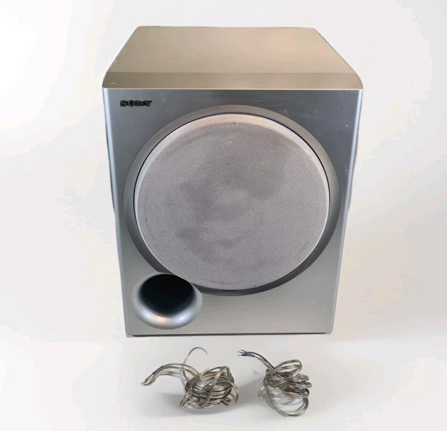 SONY SS-WMSP700 SUBWOOFER Speaker Silver 4 Ohms Home Cinema Theatre w ...