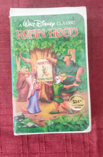ROBIN HOOD WALT Disney “The Classics” VHS #1189 Black Diamond brand new ...