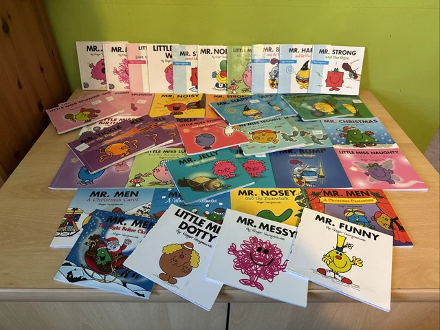 MR MEN - Little Miss Bundle Of 46 Books, Original & Sparkly Mix, Some ...
