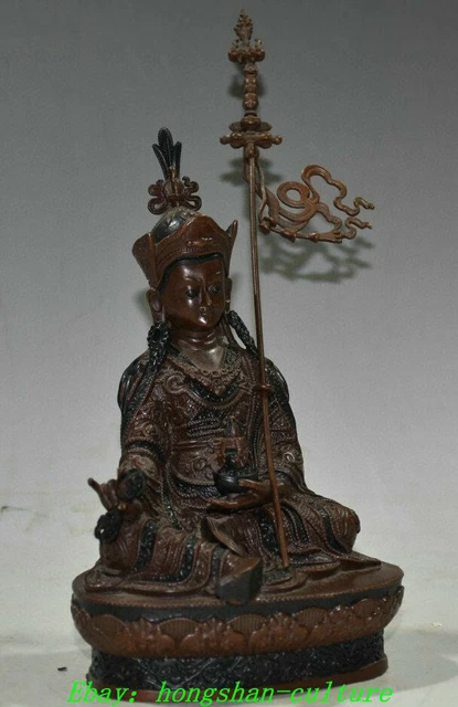ANCIEN SIÈGE EN cuivre rouge du Tibet Marpa Padmasambhava Statue de Bouddha EUR 222,00 - PicClick FR