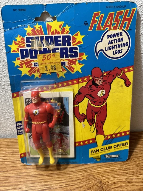 VINTAGE 1984 KENNER Dc Comic Super Powers Collection The Flash Figure ...