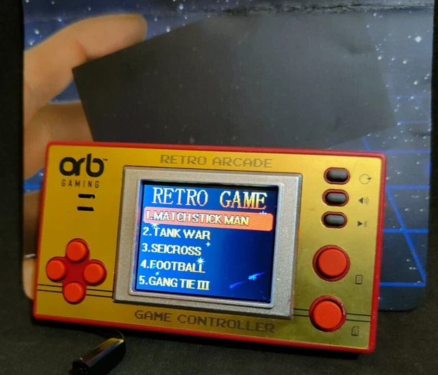 ORB GAMING RETRO Arcade handheld games console GREAT CONDITION! FULLY ...