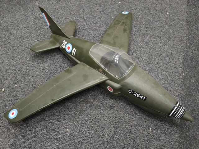 1978 VINTAGE ACTION Man Cherilea Toys Jet Fighter Toy Plane Green ...