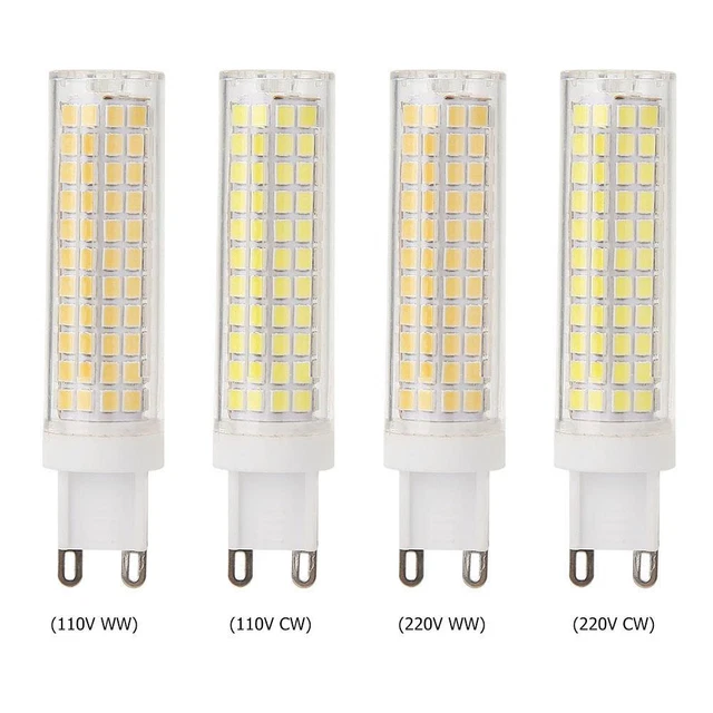 LAMPADINA LED G9 SMD 2835 15W 110V/220V Ceramica Luce Granturco Sostituzione Lampada Alogena EUR ...