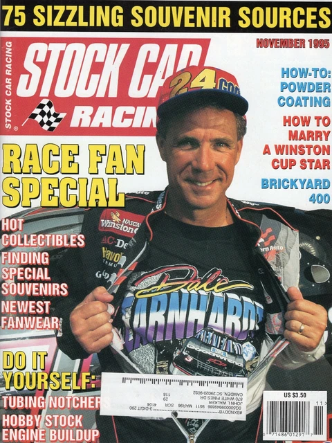 STOCK CAR RACING MAGAZINE Nov 1995 -Brickyard 400, Darrell Waltrip ...