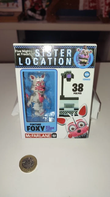 FIVE NIGHTS AT Freddys mcfarlane Stage Playset fnaf Lego Funtime Foxy £ ...