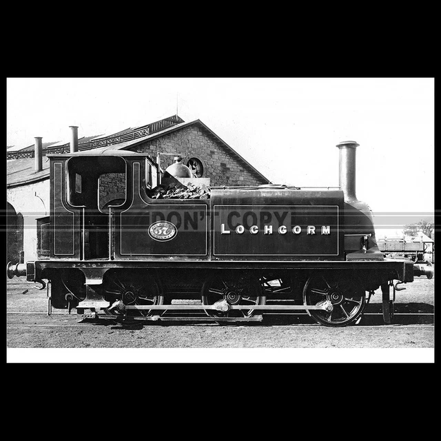 PHOTO T.000539 STEAM LOCOMOTIVE LOCHGORM 57 HIGHLAND RAILWAY HR TRAIN £ ...