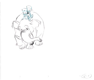 DUCKTALES WALT DISNEY Rough Production Animation Cel Drawing 1987-1990 ...