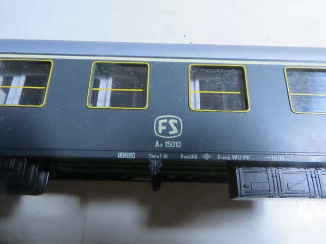 RIVAROSSI 2539 H0 Passenger Car Slate Grey 1. Class Az 15010 FS £33.42 ...