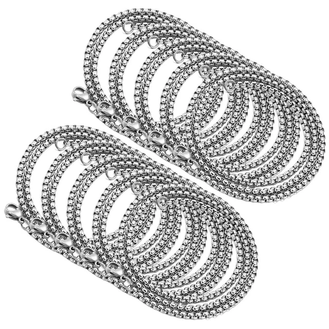 10 PCS REPLACEMENT Necklace Chain Jewelry Chains for Making DIY Anklets ...